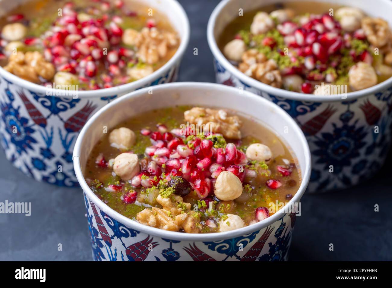 Traditional delicious Turkish dessert; Ashura (Asure Stock Photo - Alamy