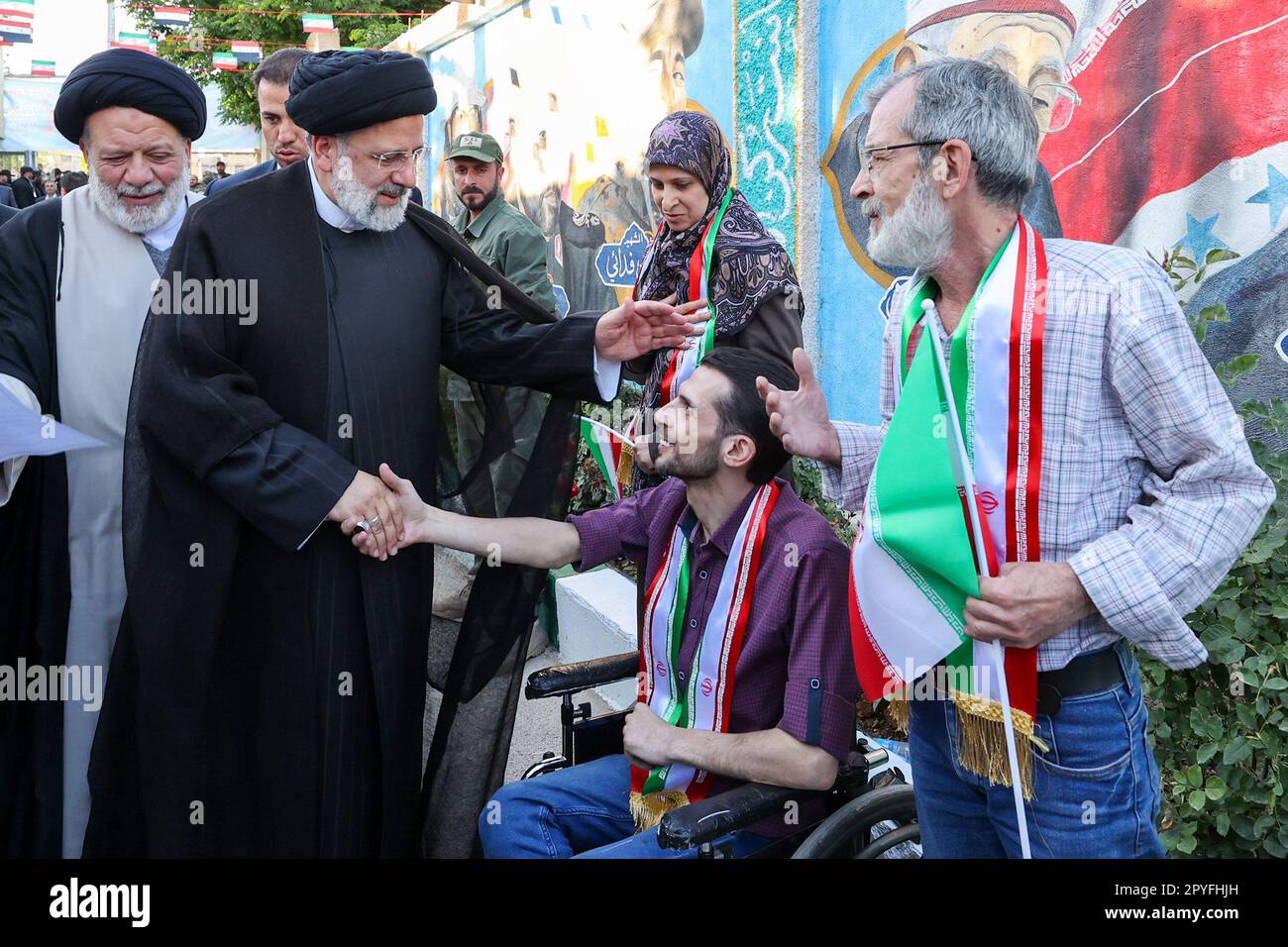 Sayyidah Zaynab, Damascus, Syria. 3rd May, 2023. Iranian President ...