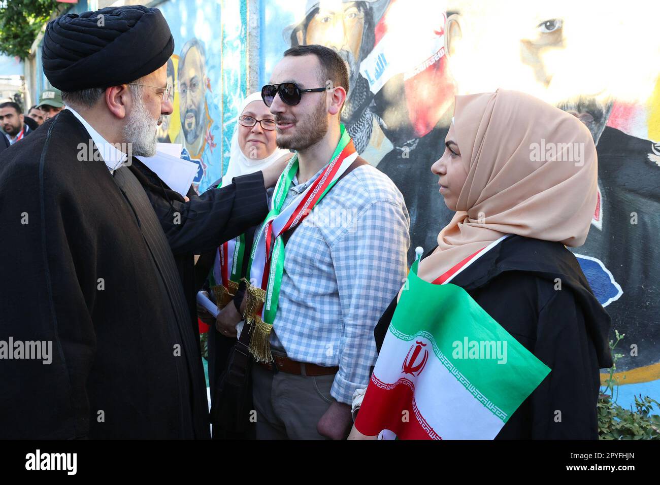 Sayyidah Zaynab, Damascus, Syria. 3rd May, 2023. Iranian President ...