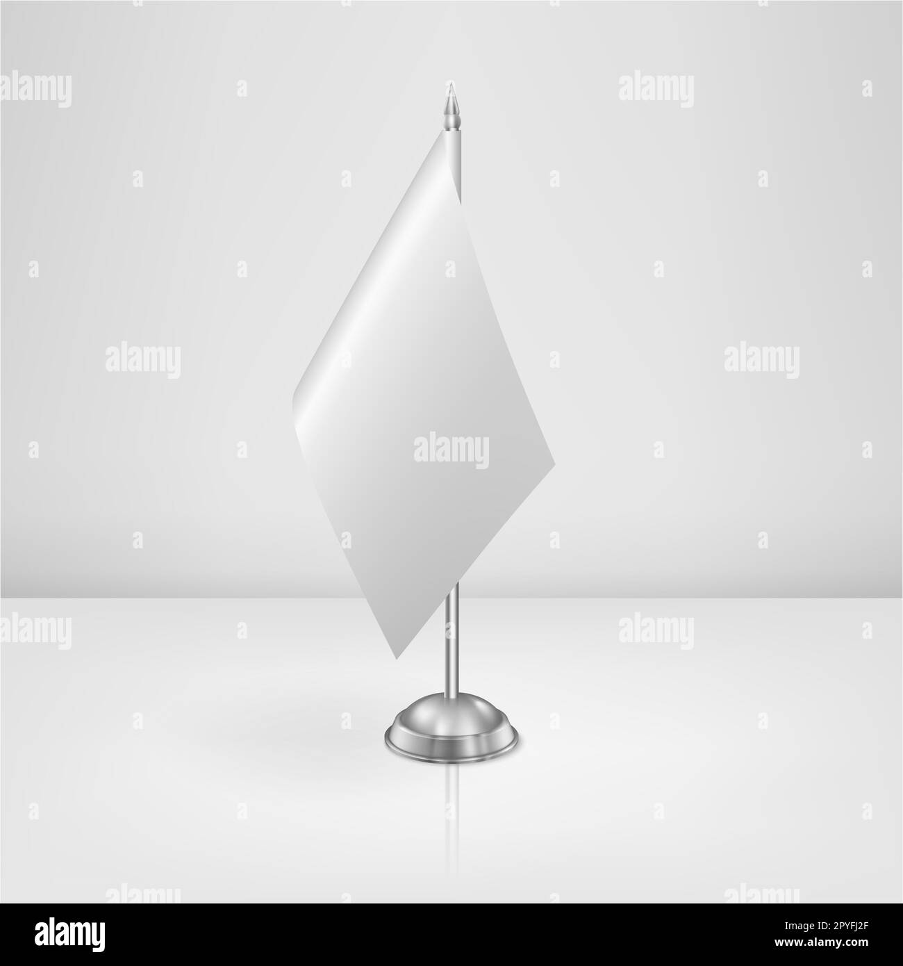 Small table flag template with reflection. Vector EPS10 illustration ...