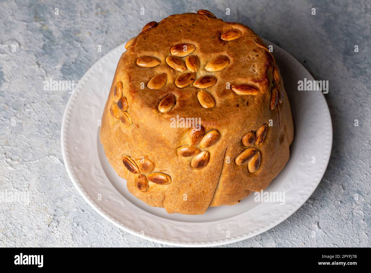 Drape pilaf with chicken, almond and raisin. A local flavor Rice from ...