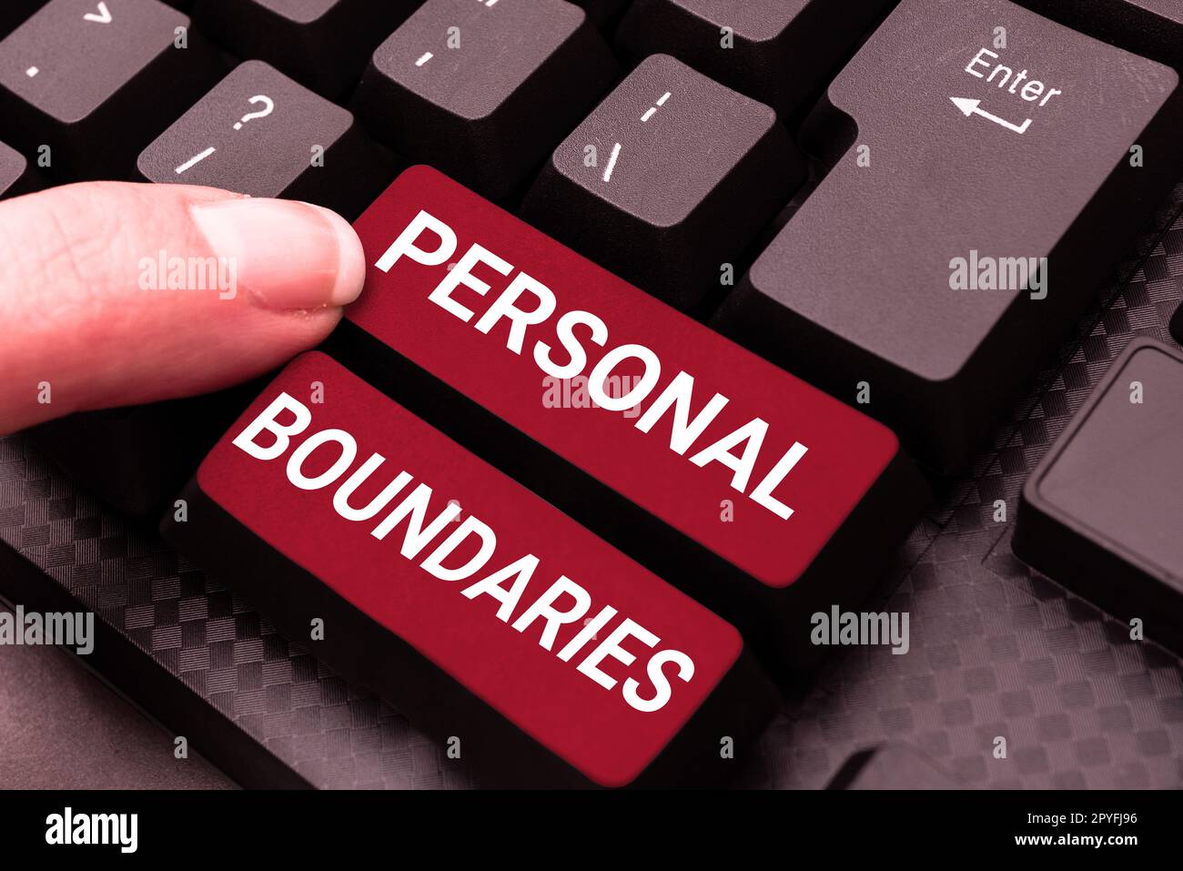 Personal boundaries hi-res stock photography and images - Alamy