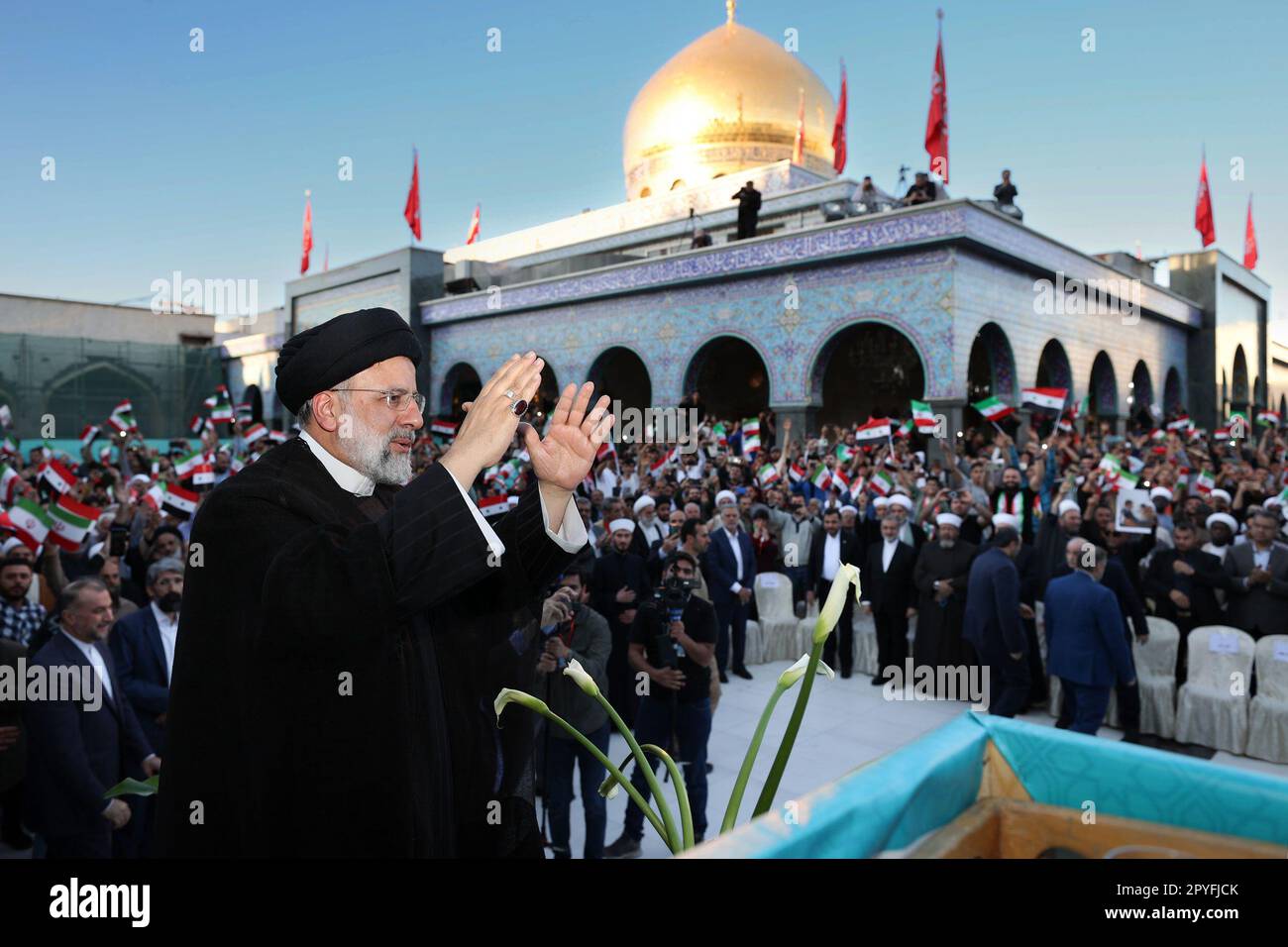 Sayyidah Zaynab, Damascus, Syria. 3rd May, 2023. Iranian President ...