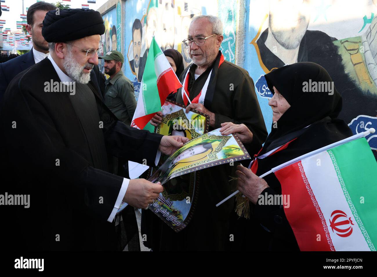 Sayyidah Zaynab, Damascus, Syria. 3rd May, 2023. Iranian President ...