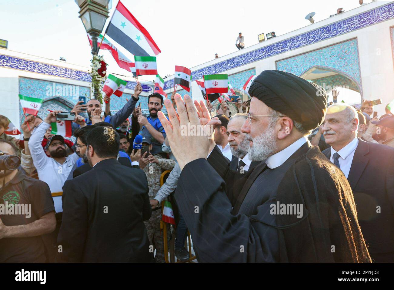 Sayyidah Zaynab, Damascus, Syria. 3rd May, 2023. Iranian President ...