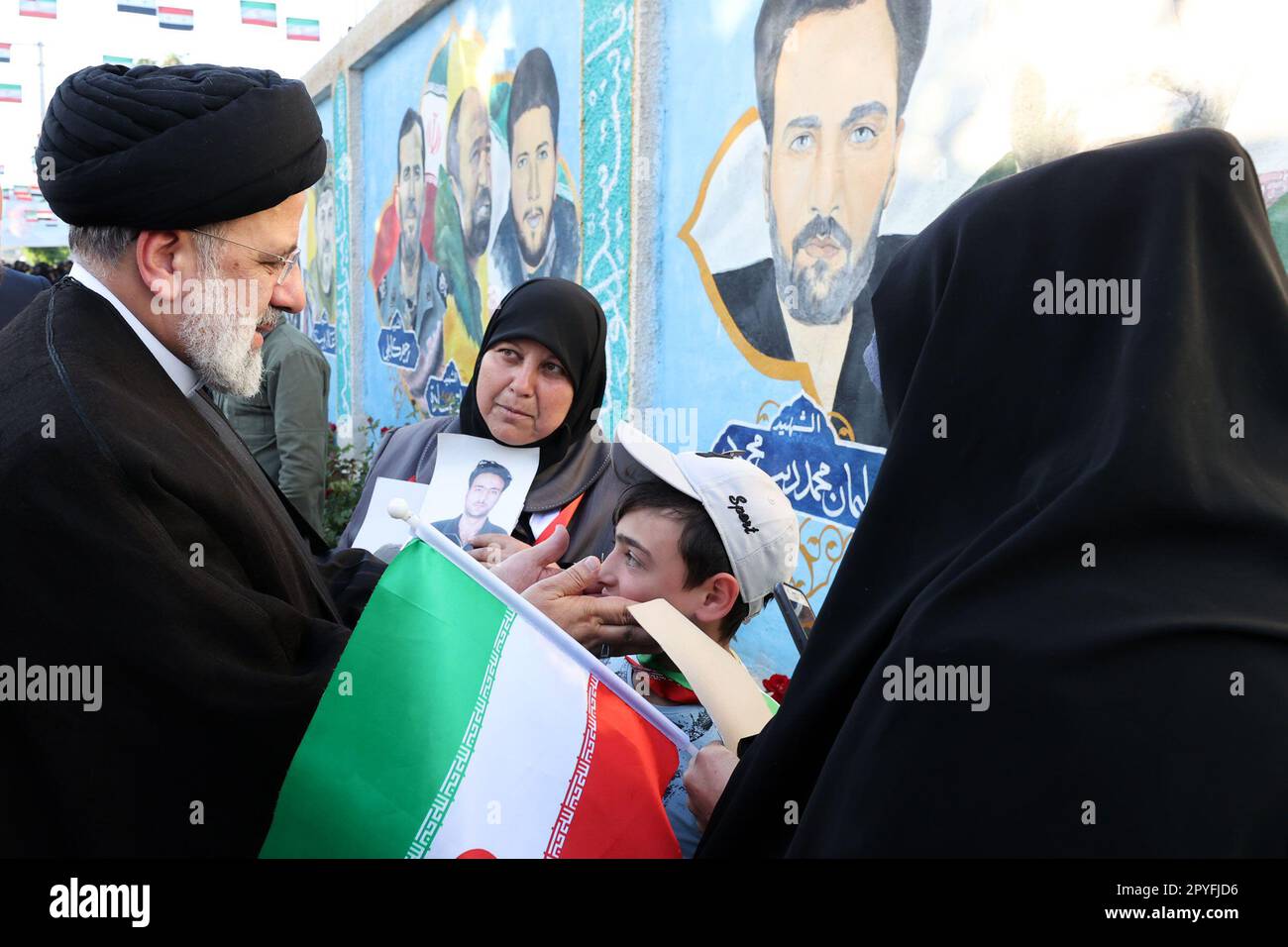 Sayyidah Zaynab, Damascus, Syria. 3rd May, 2023. Iranian President ...