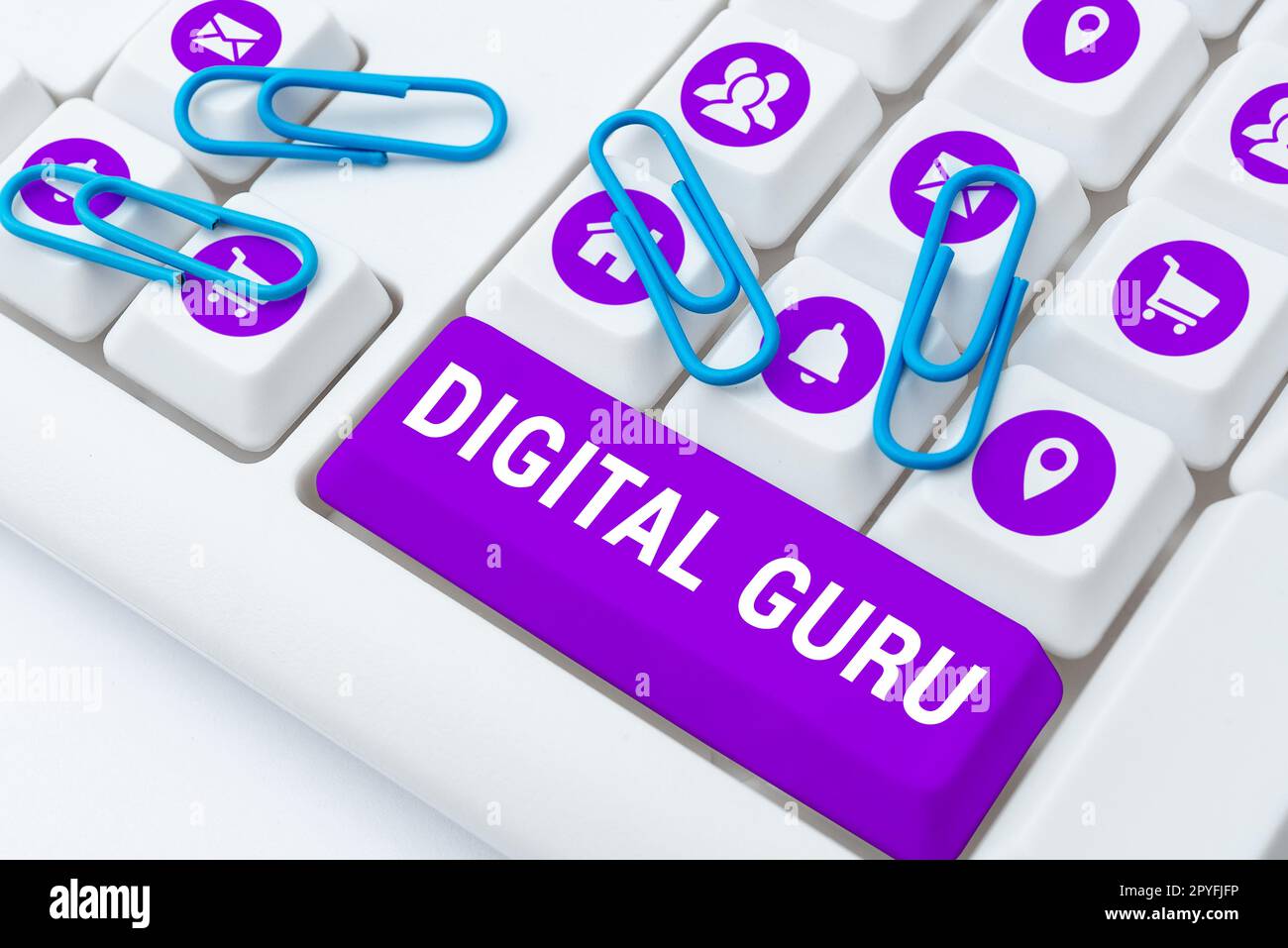 Text sign showing Digital Guru. Business approach teacher and ...