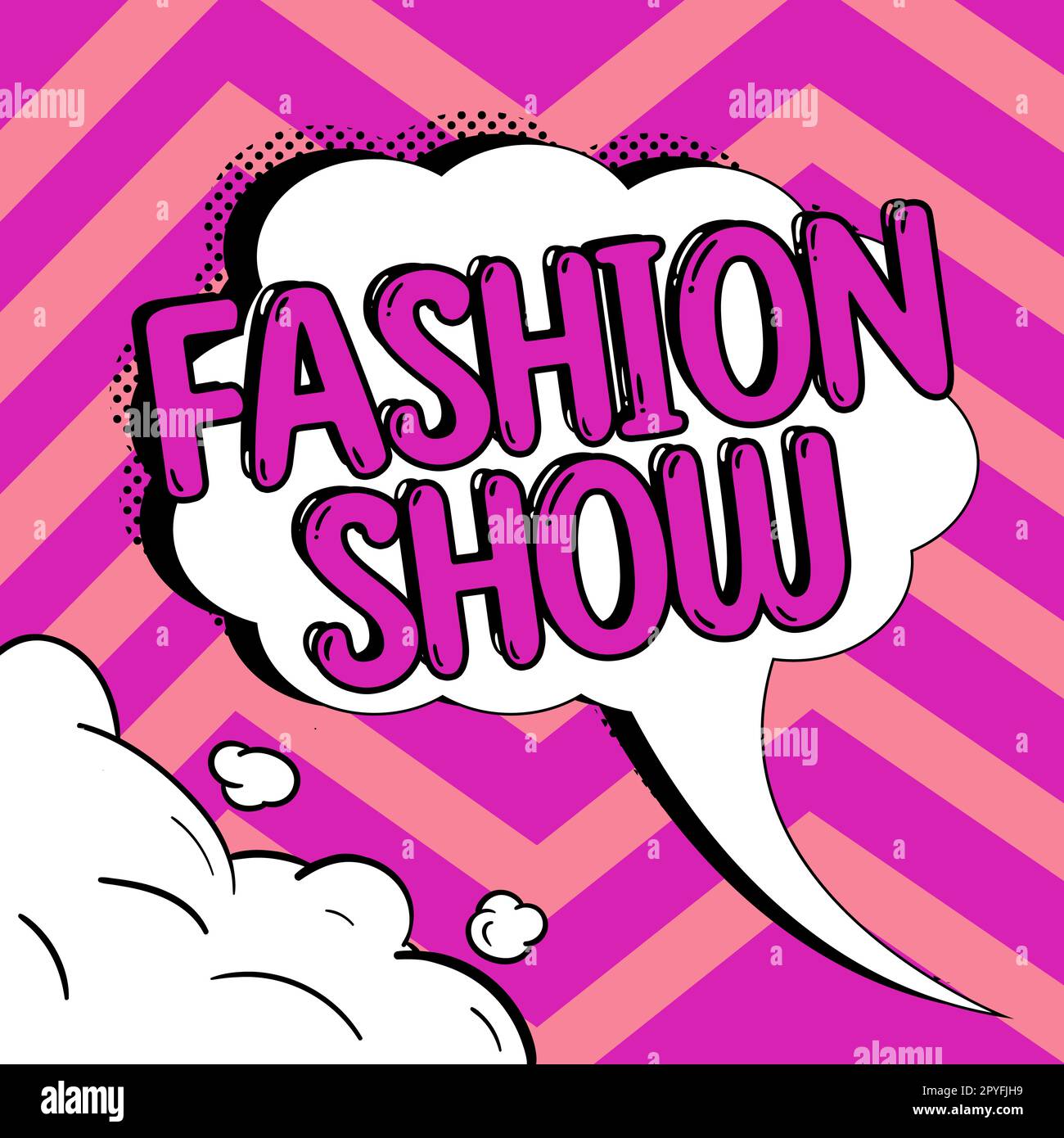 Text showing inspiration Fashion Show. Business idea exibition that ...