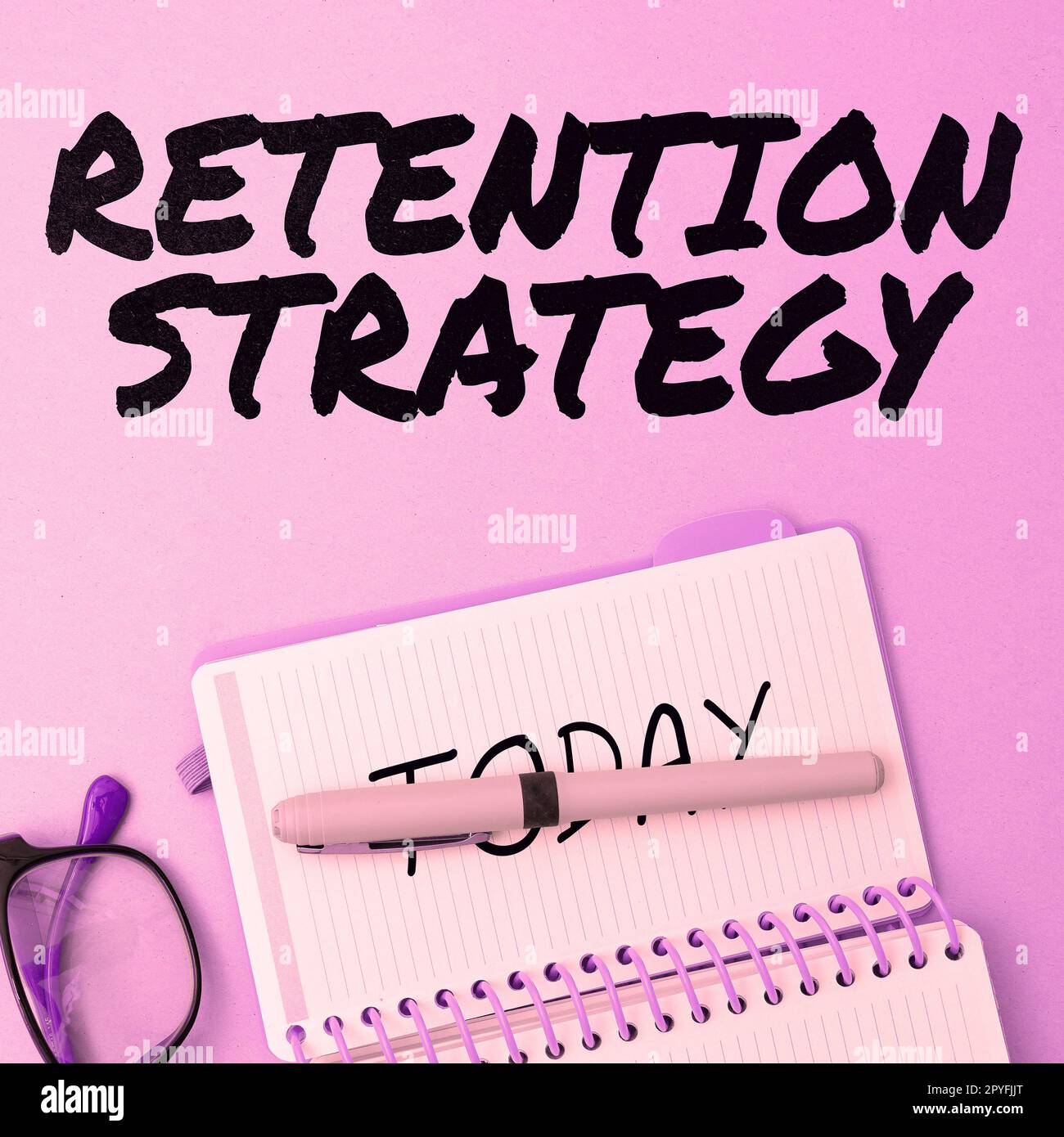 Text sign showing Retention Strategy. Business approach activities to ...