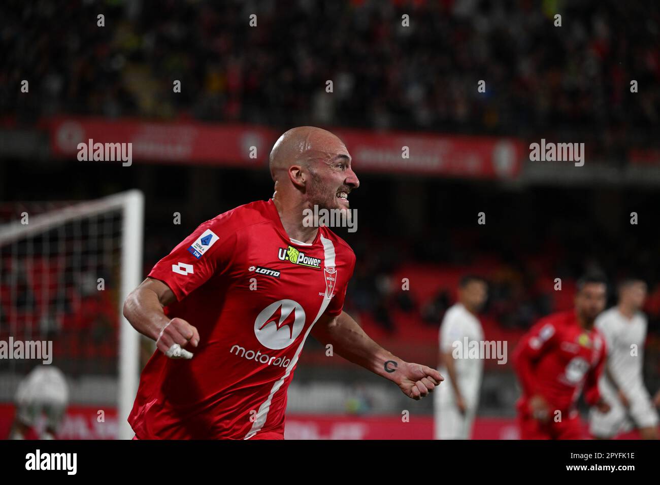 Monza, Italy, 03/05/2023, Caldirola Luca of AC Monza celebrating after ...