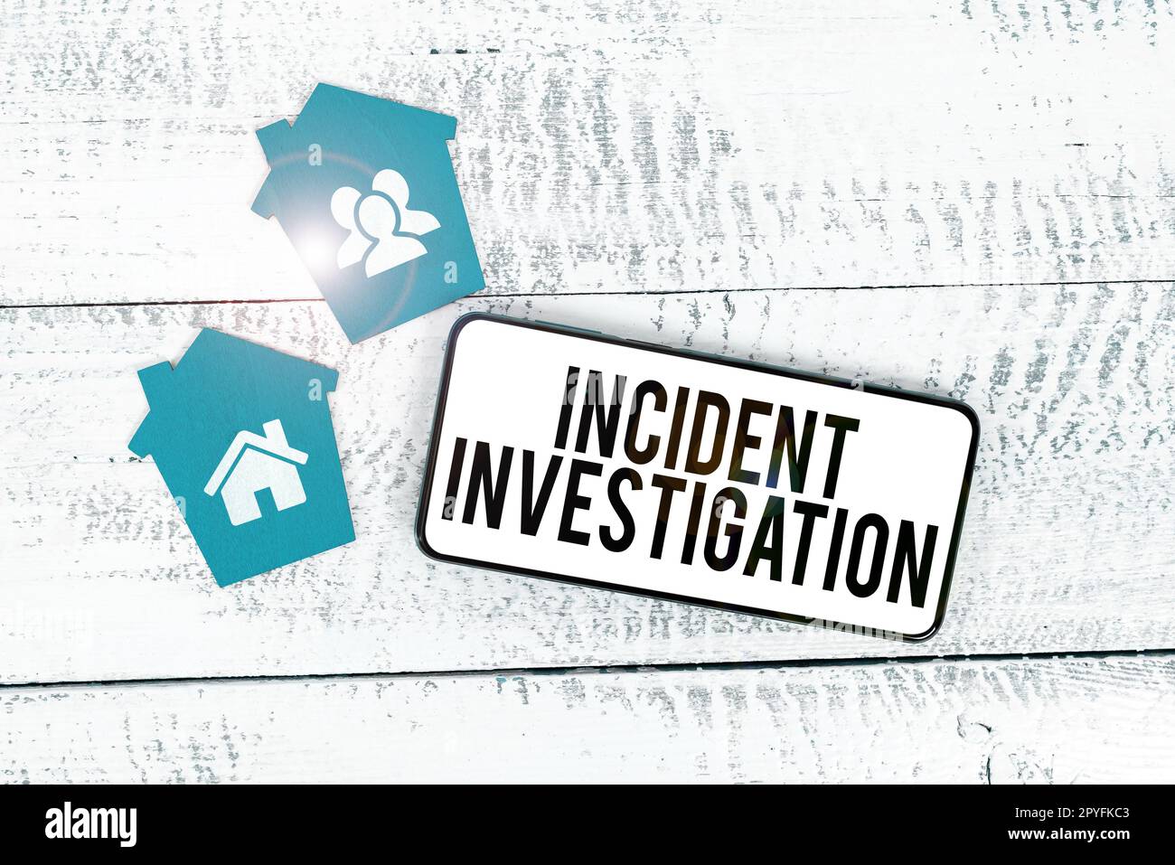 Text caption presenting Incident Investigation. Word for responsible ...