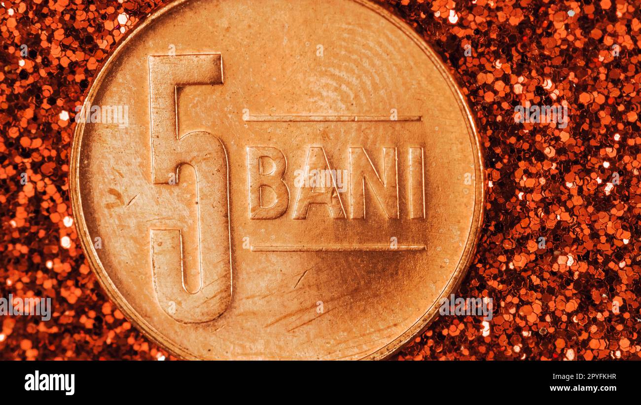 Romanian LEI Currency Banknote. RON Money European Currency Stock Photo ...