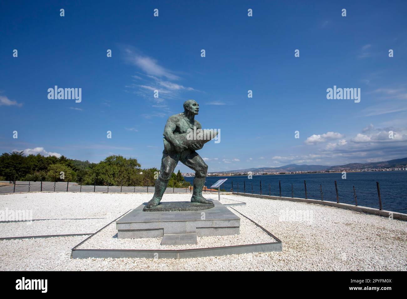 Canakkale,Turkey - May 10, 2018 : Seyit Onbasi was a a First World War ...