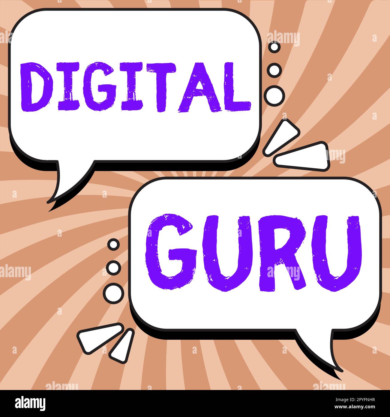 Conceptual display Digital Guru. Business showcase teacher and ...