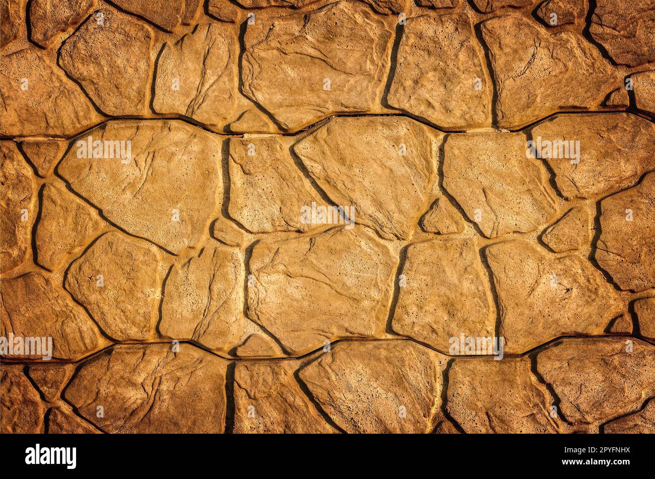 Old bright stone texture. Beige wall background of stone tiles Stock ...