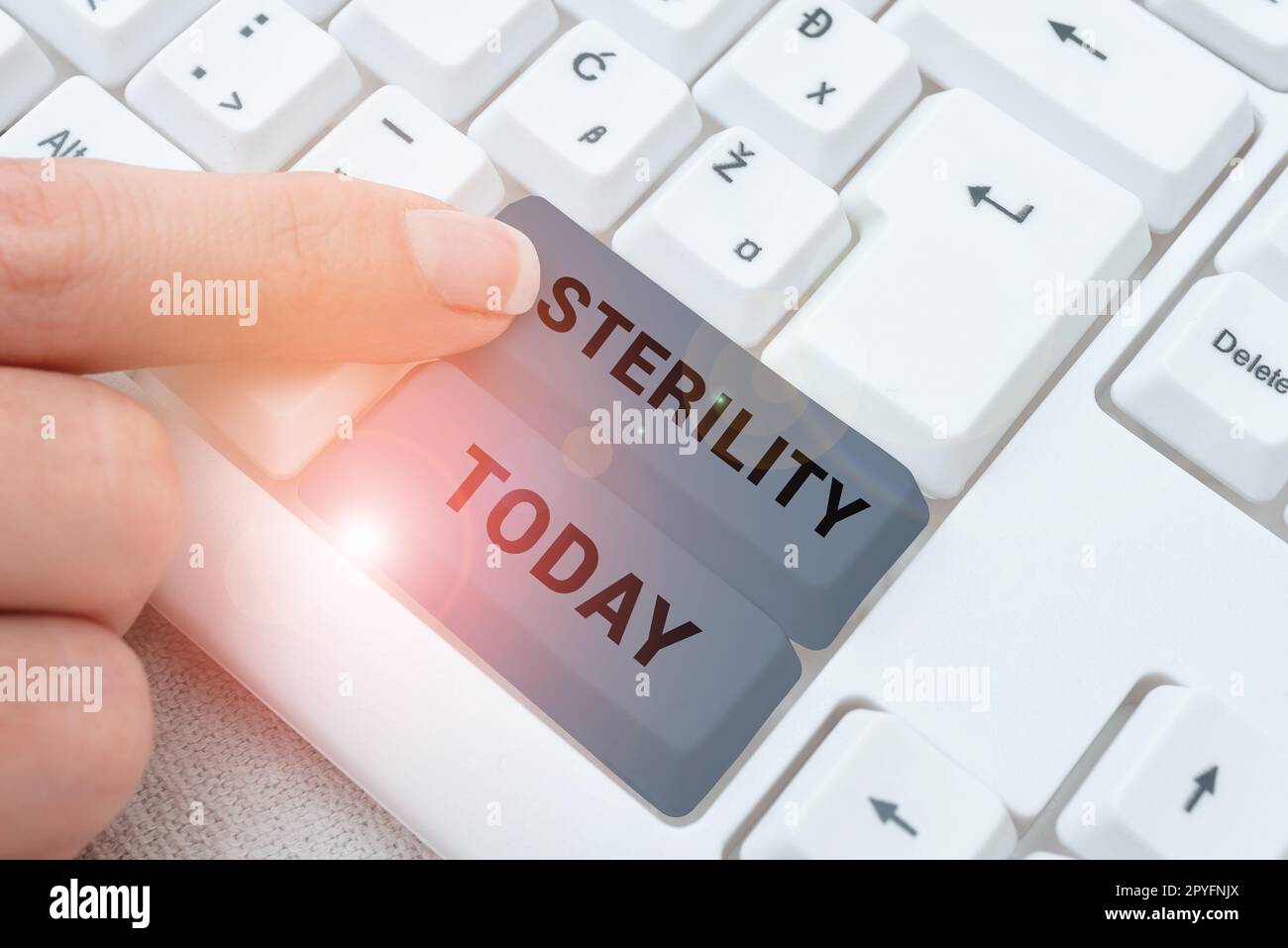 Conceptual display Sterility. Conceptual photo a condition of being ...