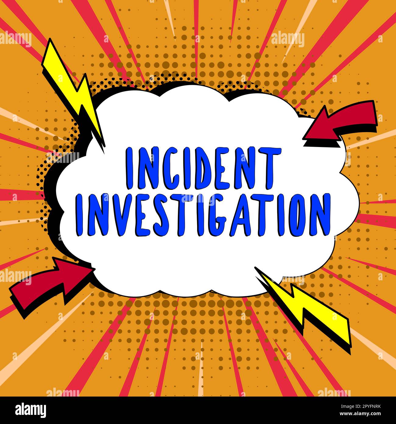 Text showing inspiration Incident Investigation. Business idea ...