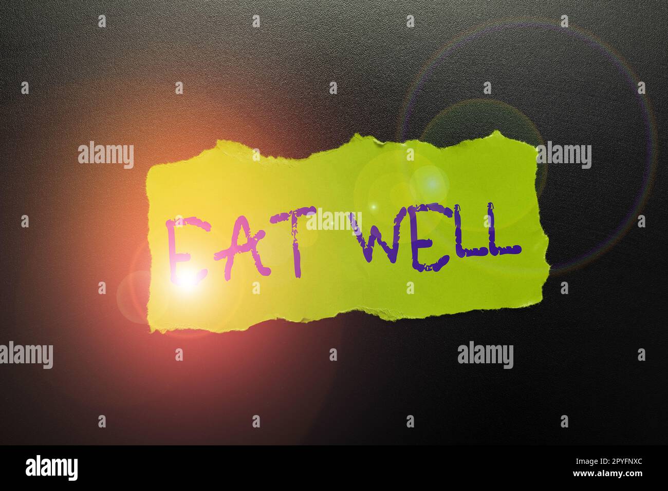 Inspiration showing sign Eat Well. Conceptual photo Practice of eating ...