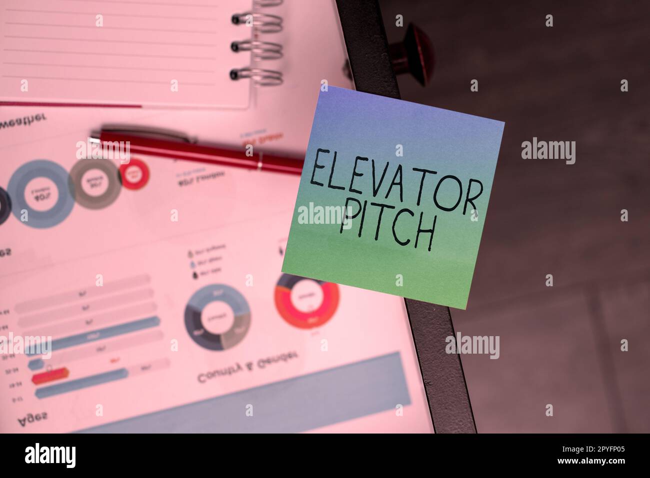 Conceptual display Elevator Pitch. Business overview A persuasive sales ...