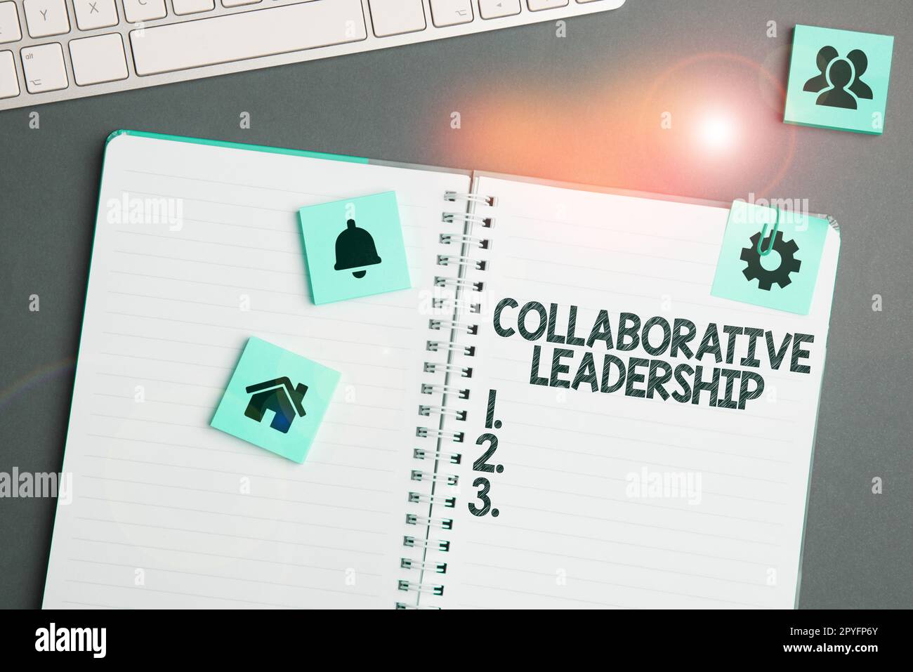 Inspiration showing sign Collaborative Leadership. Business overview ...