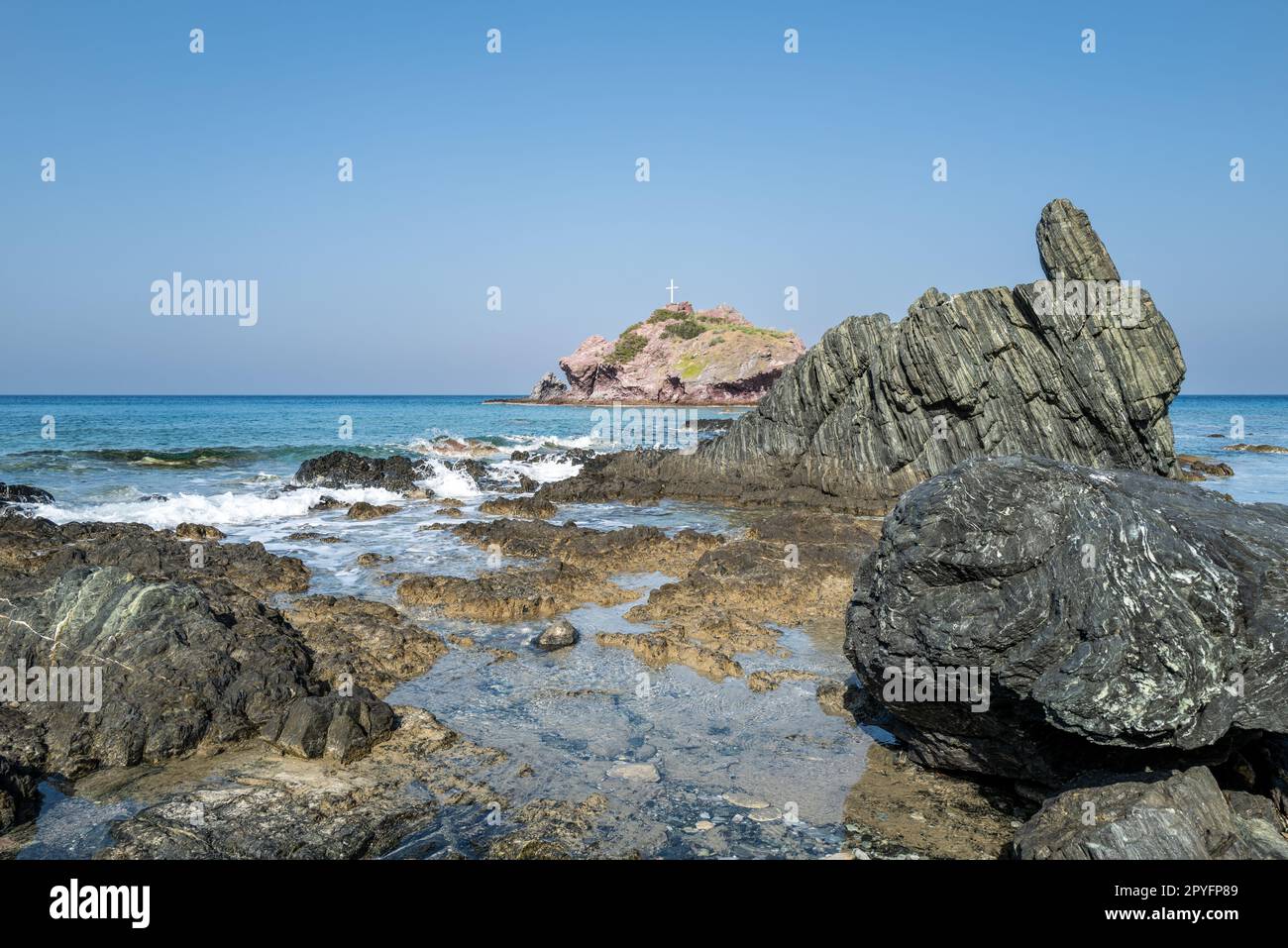 Lonely sunny beach hi-res stock photography and images - Alamy