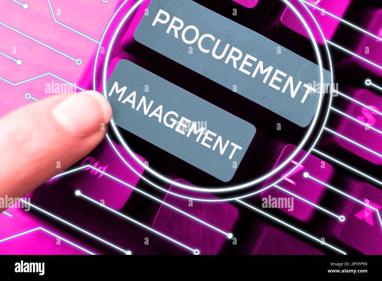 Sign displaying Procurement Management. Conceptual photo buying Goods ...