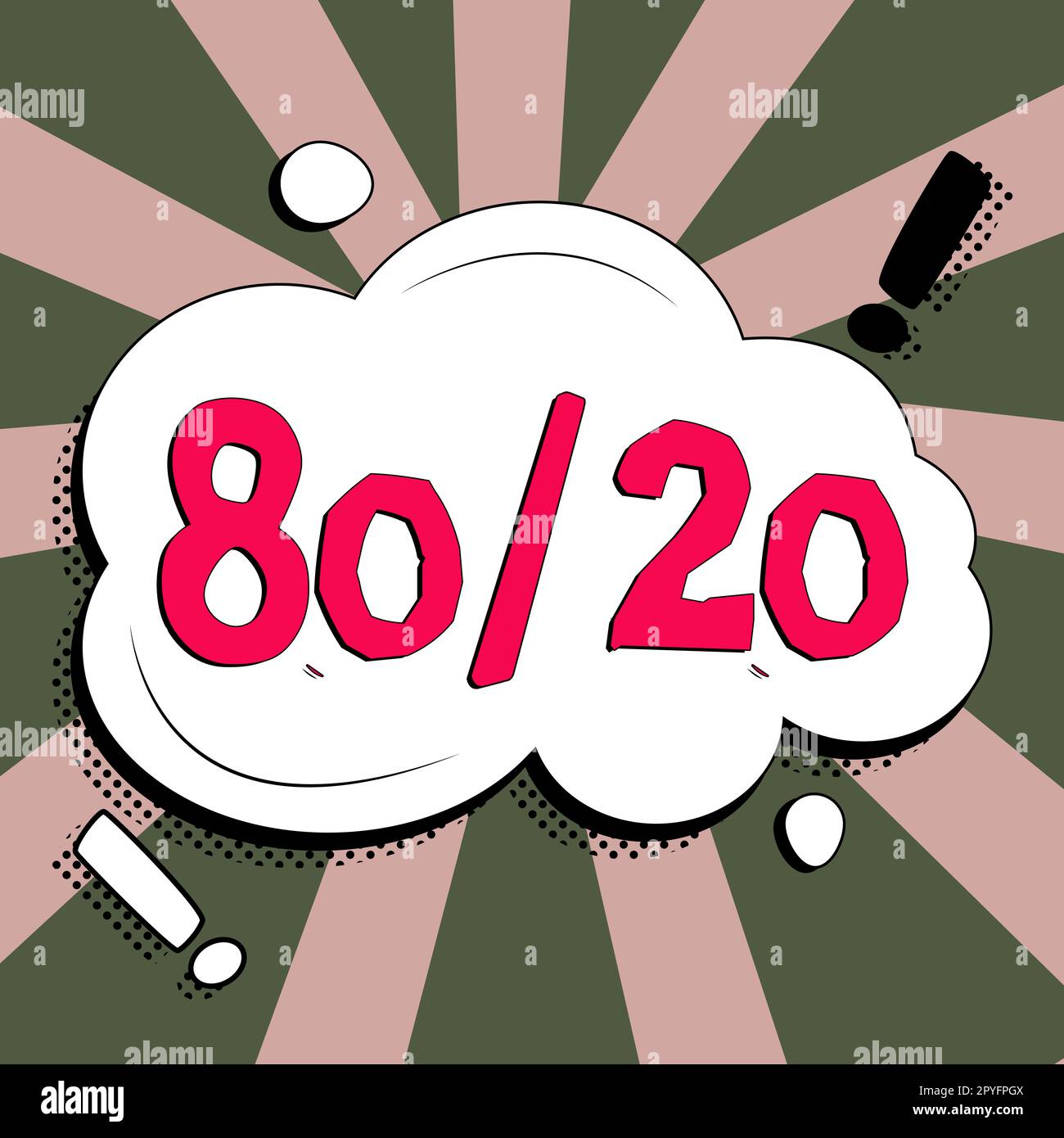 Conceptual display 80 20 percent. Concept meaning Pareto principle of ...