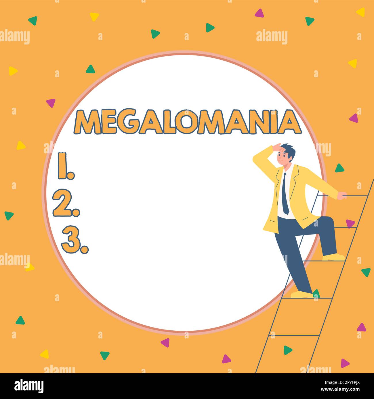 Hand writing sign Megalomania. Concept meaning mental illness that is ...
