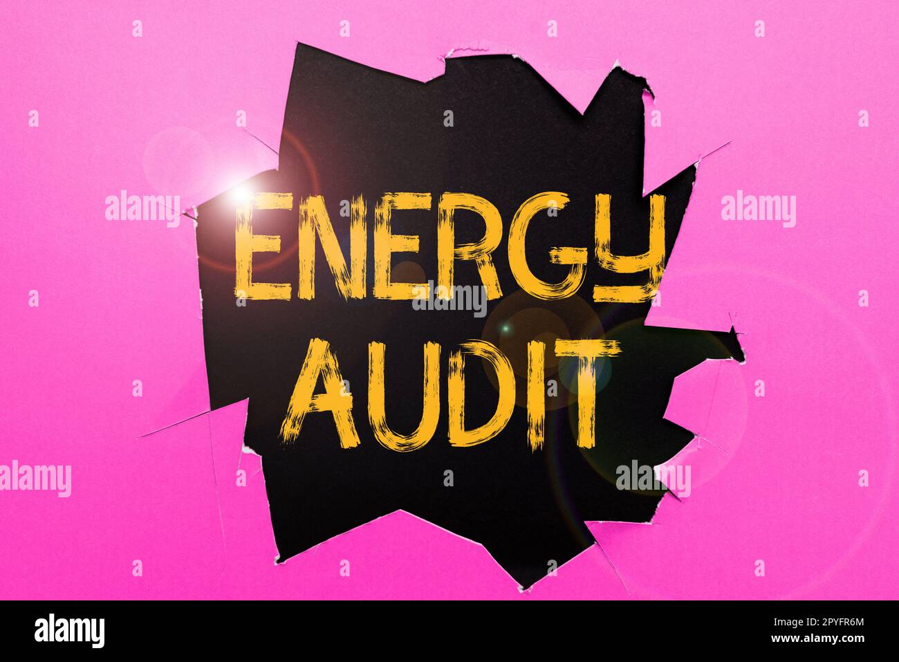Inspiration showing sign Energy Audit. Business showcase assessment of ...