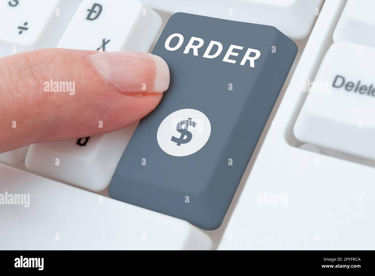 Text caption presenting Order. Business concept arrangement of people ...