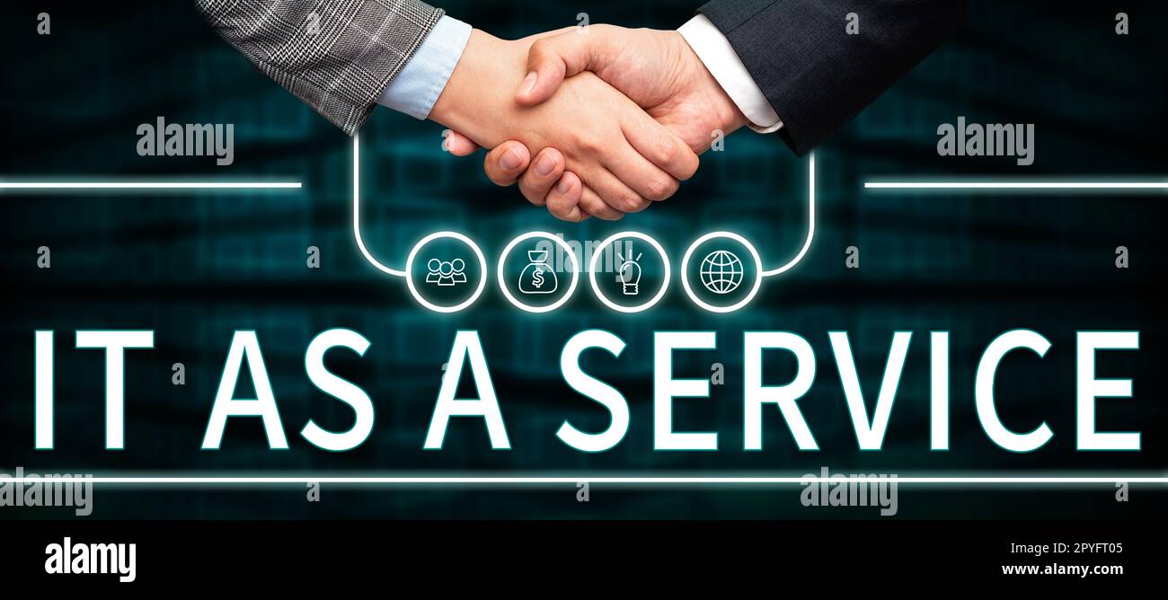 Inspiration showing sign It As A Service. Internet Concept information ...
