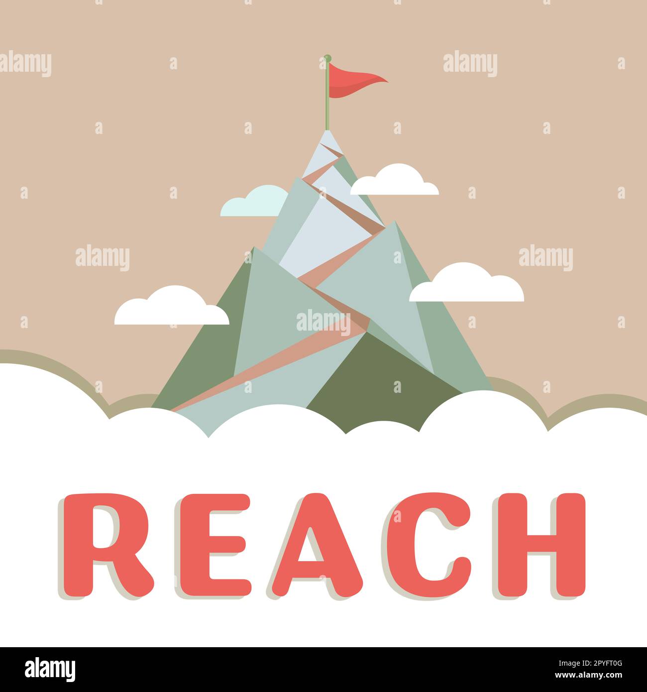 Hand writing sign Reach. Word Written on the distance within which ...