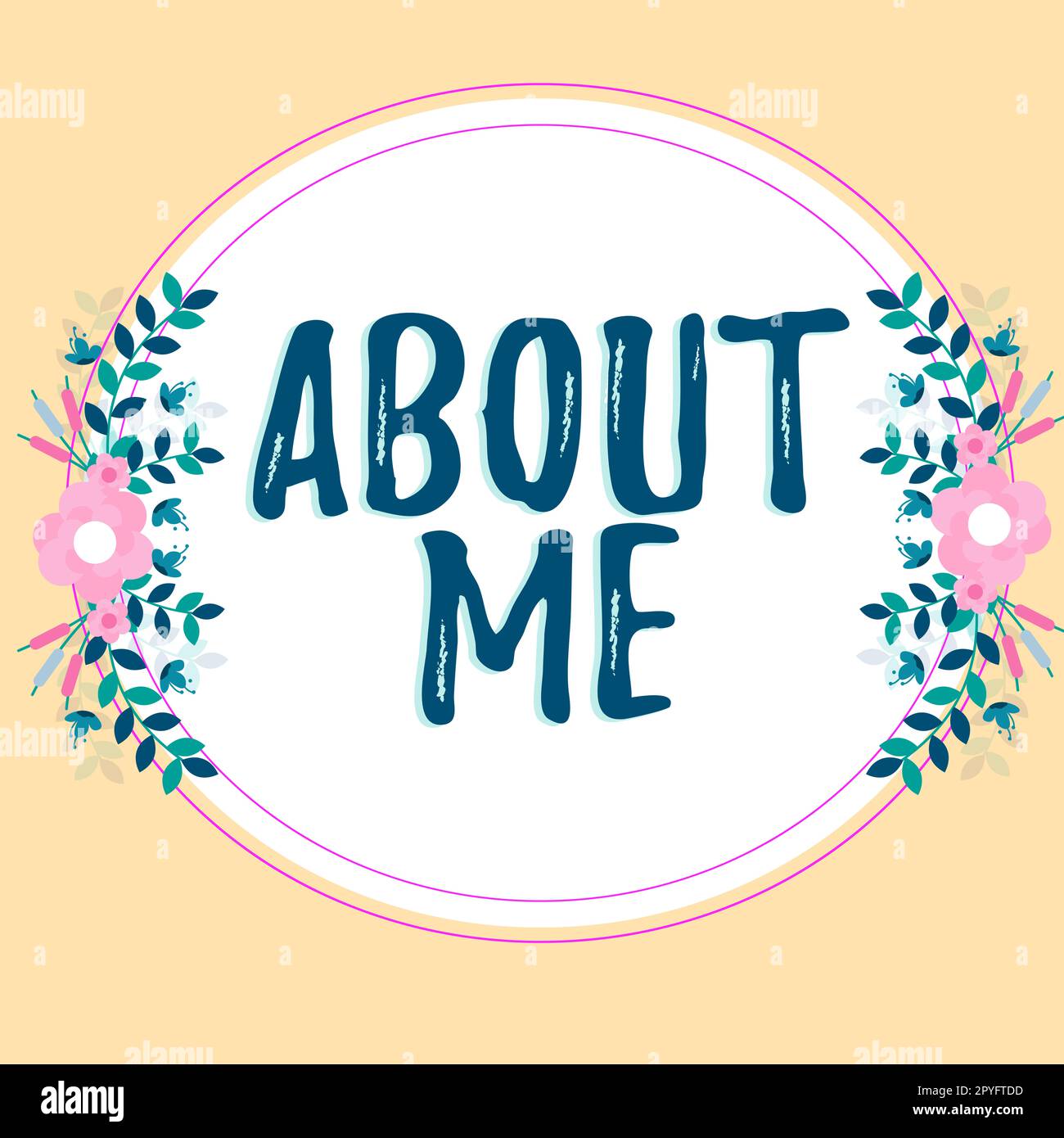 Writing displaying text About Me. Word Written on My Personal ...