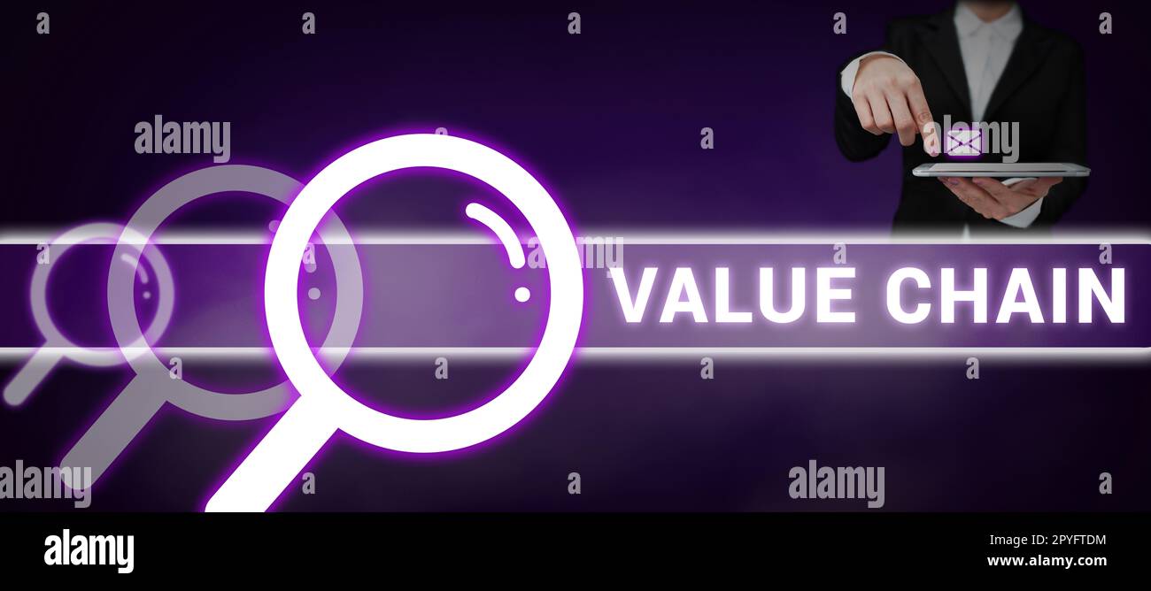 Writing displaying text Value Chain, Business approach Business ... Writing displaying text Value Chain, Business approach Business ...