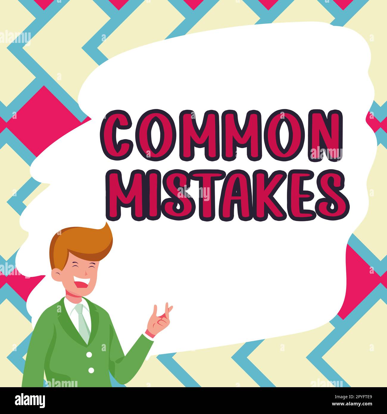 Hand writing sign Common Mistakes. Business showcase actions that are ...