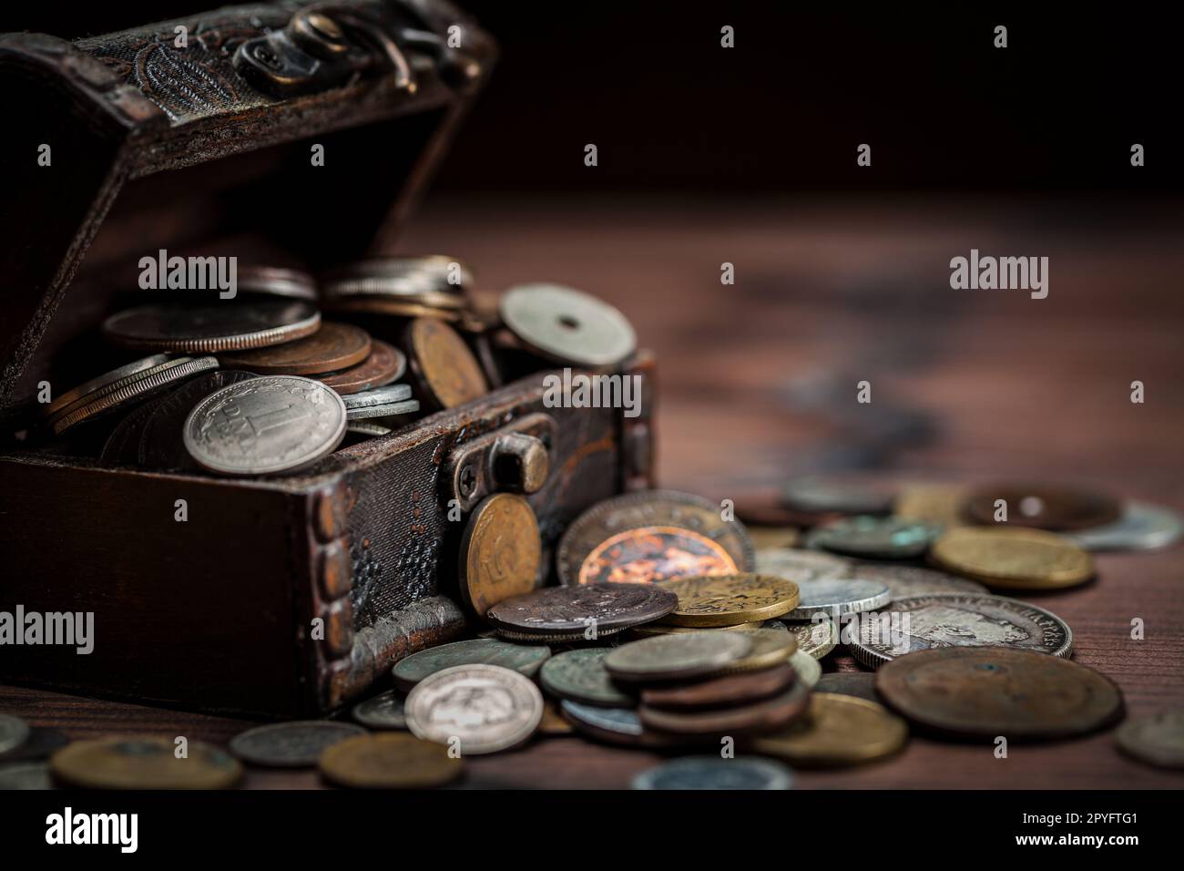 Old coins hi-res stock photography and images - Alamy