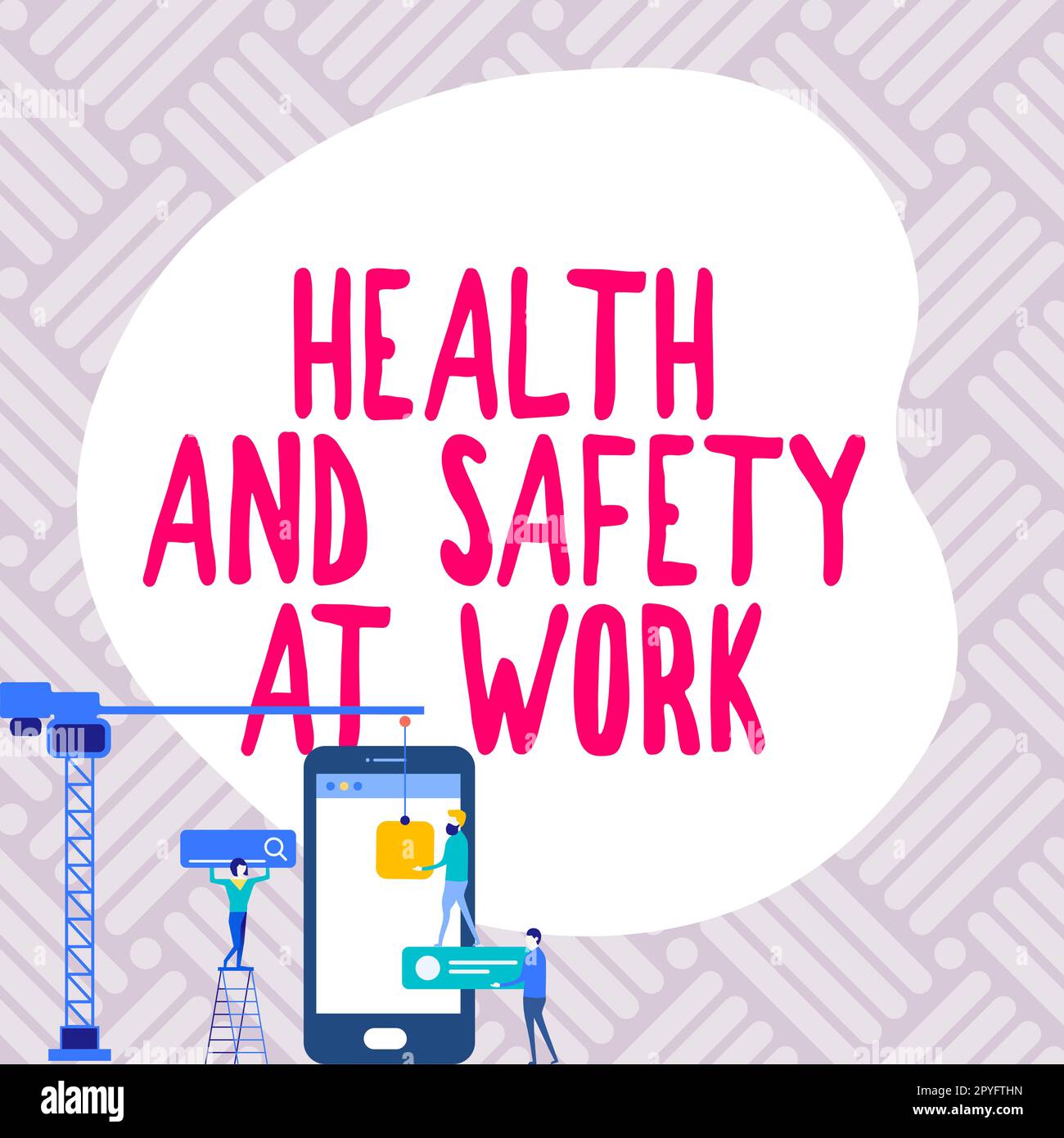 Hand writing sign Health And Safety At Work. Word Written on Secure ...