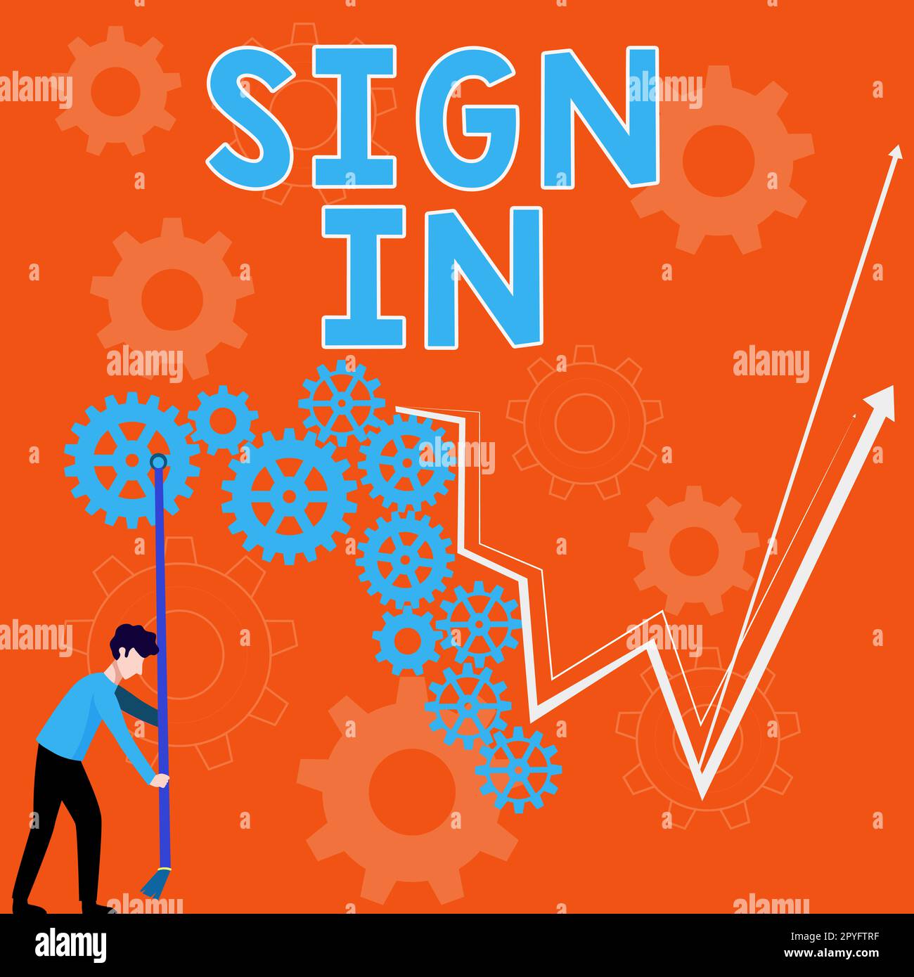 Inspiration showing sign Sign In. Internet Concept to write your name ...