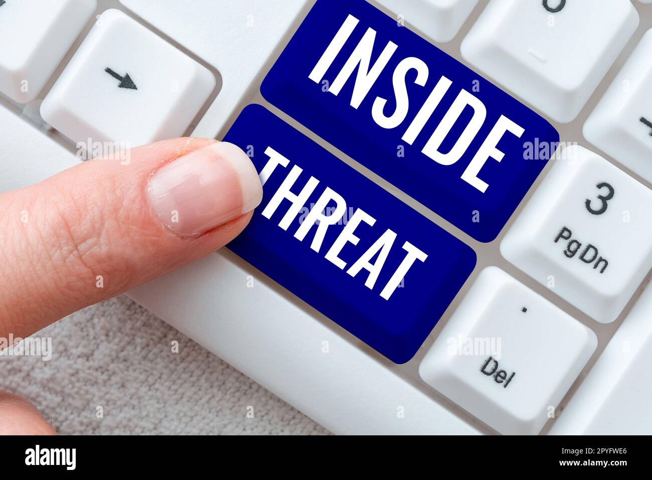 Text caption presenting Inside Threat. Business showcase Information ...