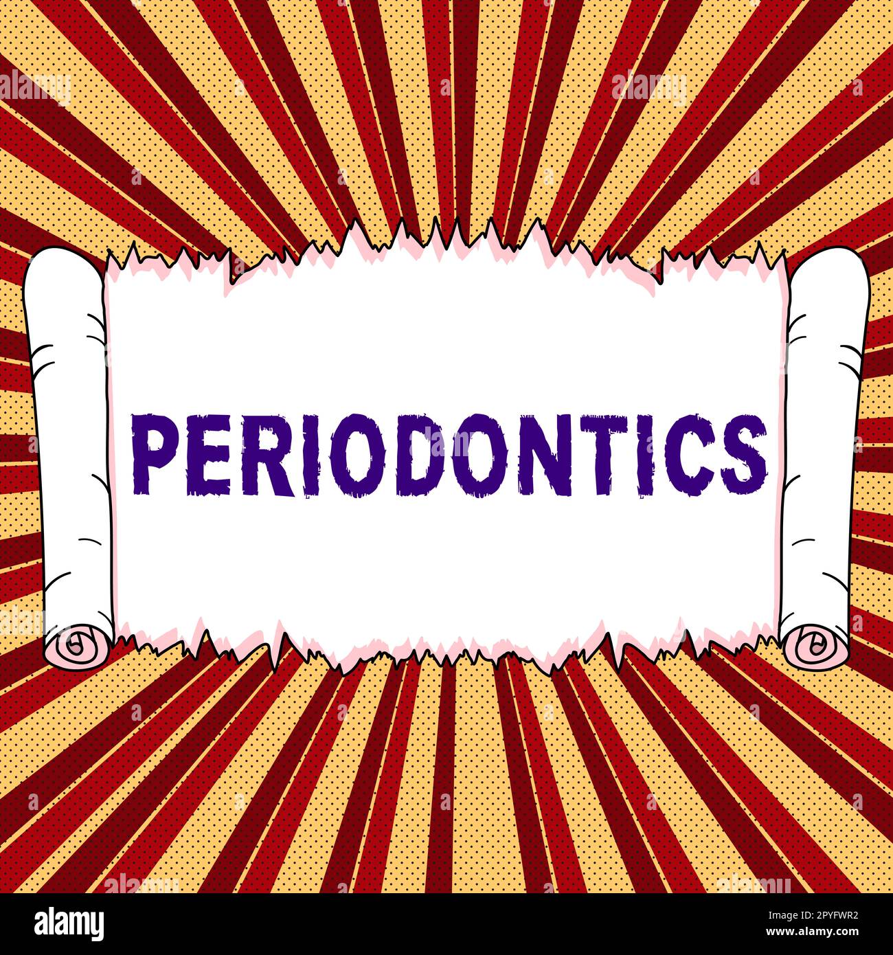 Hand writing sign Periodontics. Business showcase a branch of dentistry ...