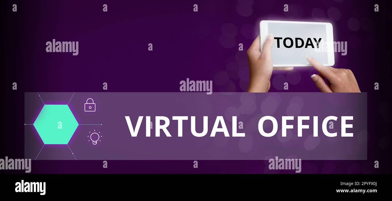 Conceptual caption Virtual Office. Internet Concept Mobile work ... Conceptual caption Virtual Office. Internet Concept Mobile work ...
