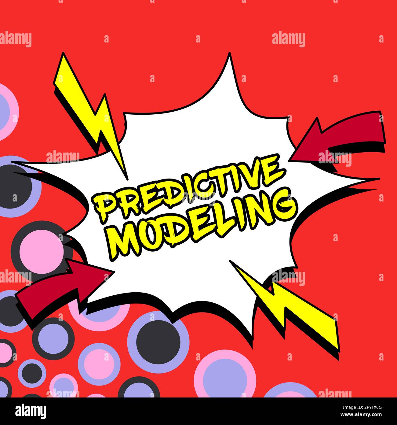 Text sign showing Predictive Modeling. Business approach maintenance ...