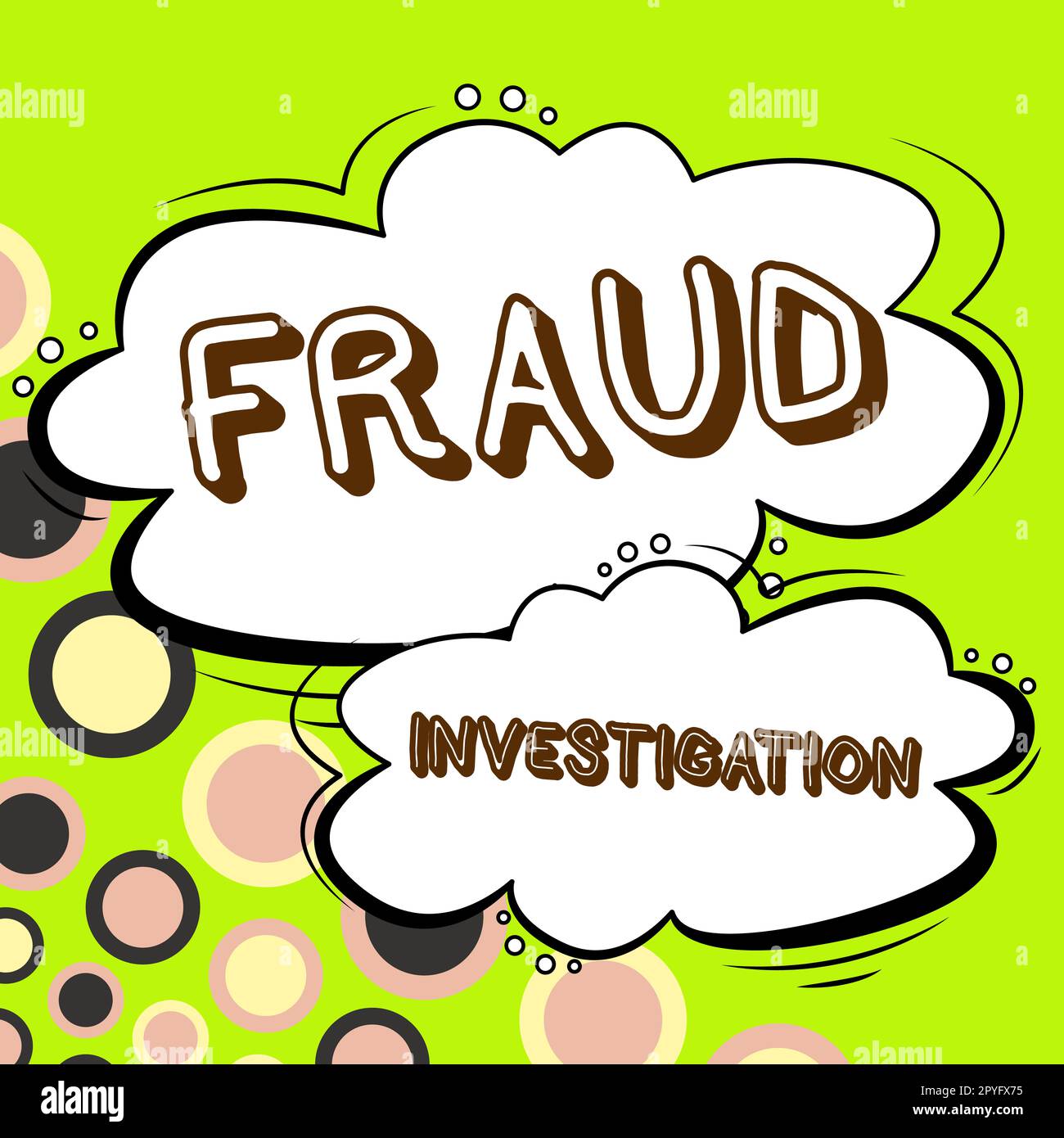 Hand writing sign Fraud Investigation. Business idea process of ...