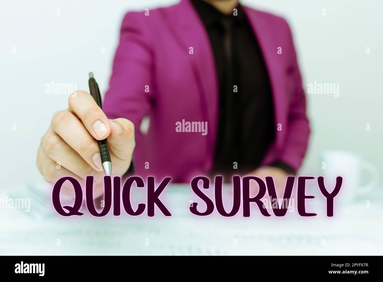 Inspiration showing sign Quick Survey. Word for Conduct fast check on ...