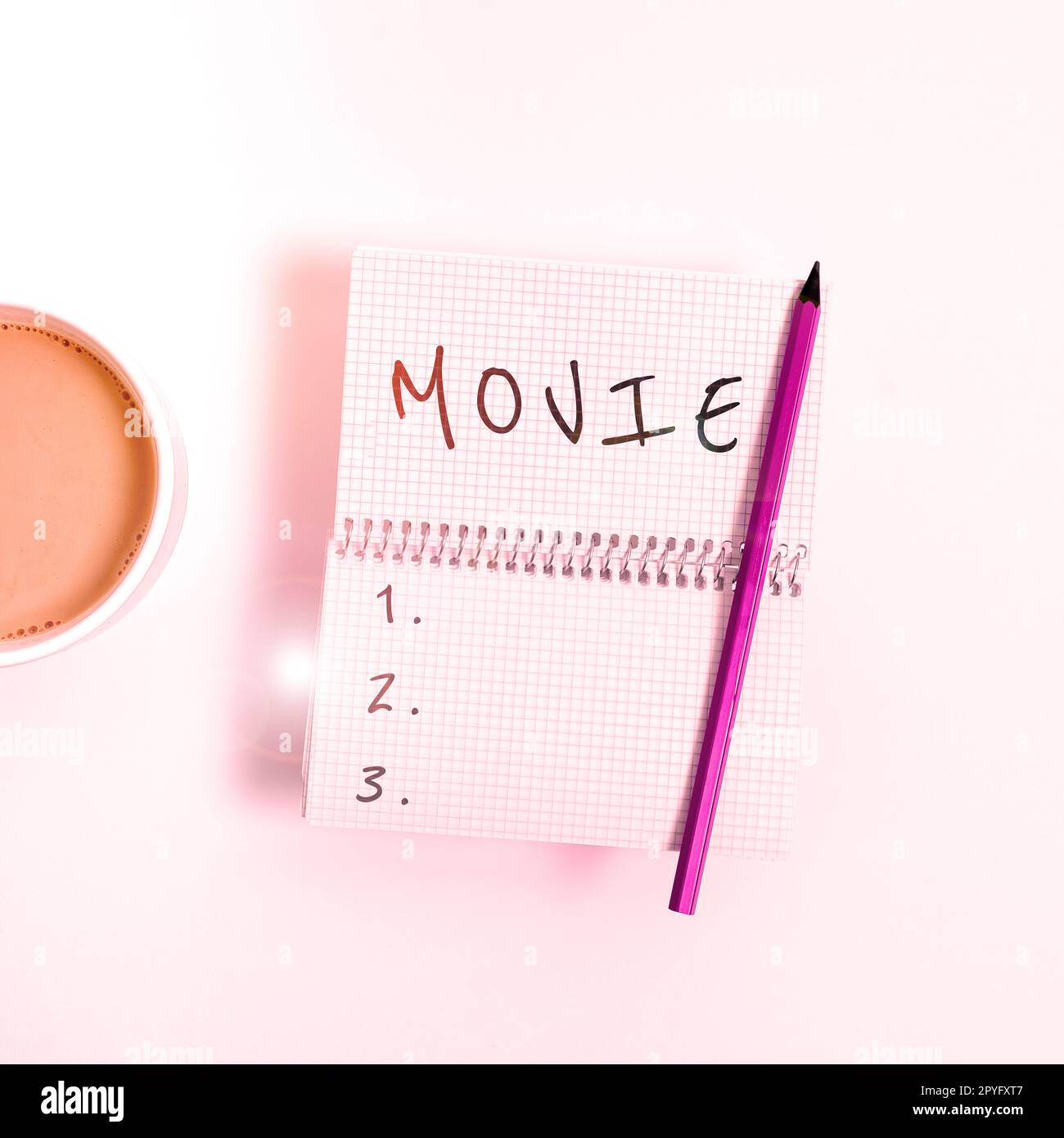 Sign displaying Movie. Business idea Cinema or television film Motion ...