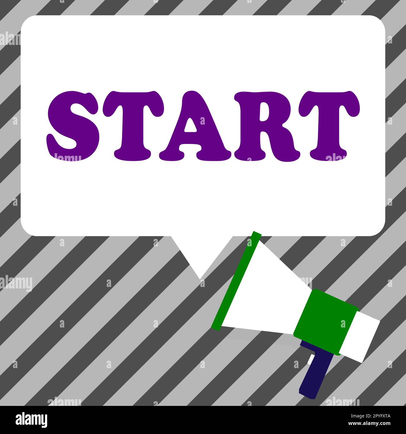 Sign displaying Start. Business concept begin or be reckoned from ...