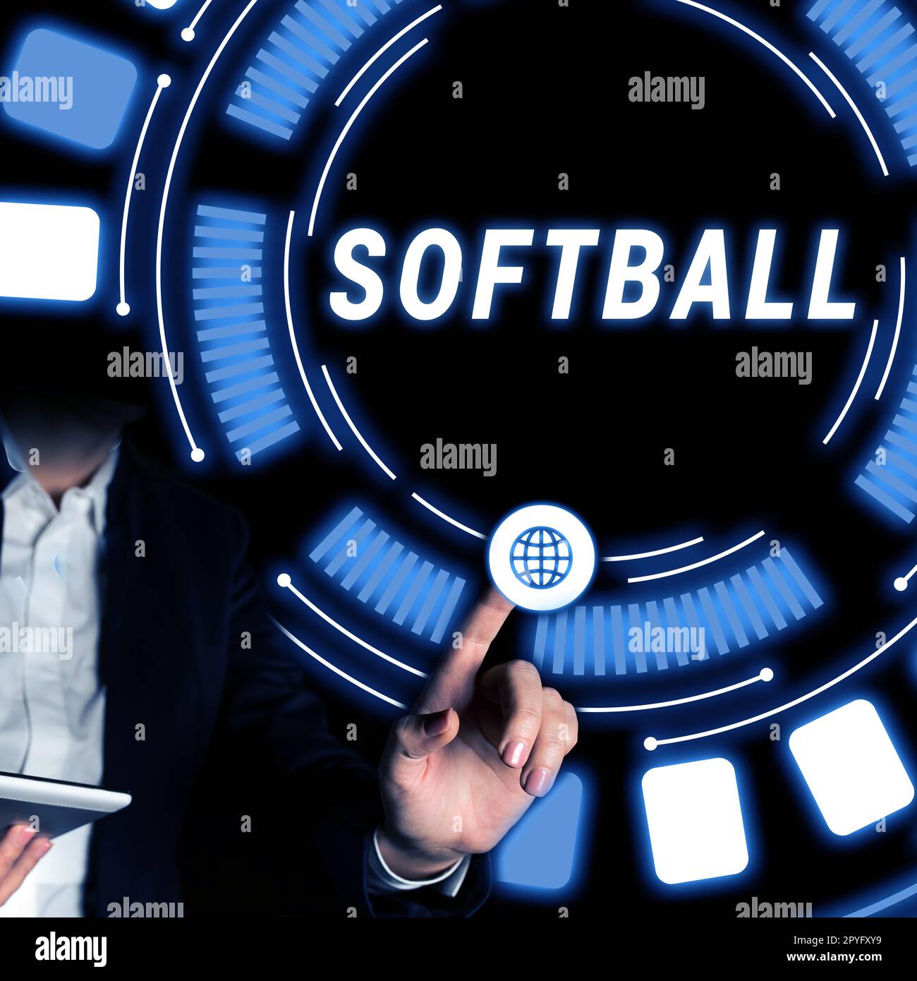 Writing displaying text Softball. Business overview a sport similar to ...