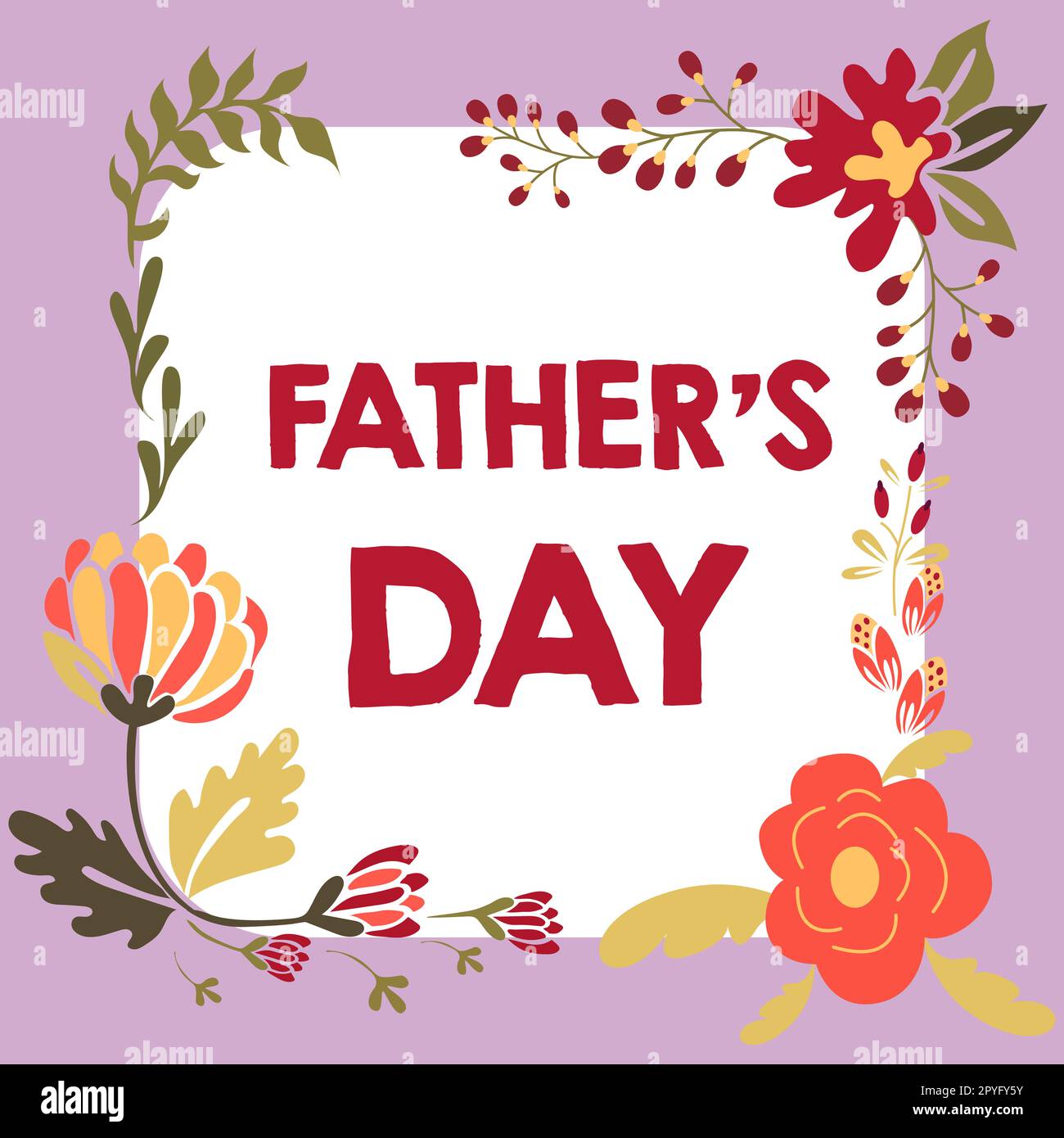 Inspiration showing sign Father's Day. Word for day of year where ...