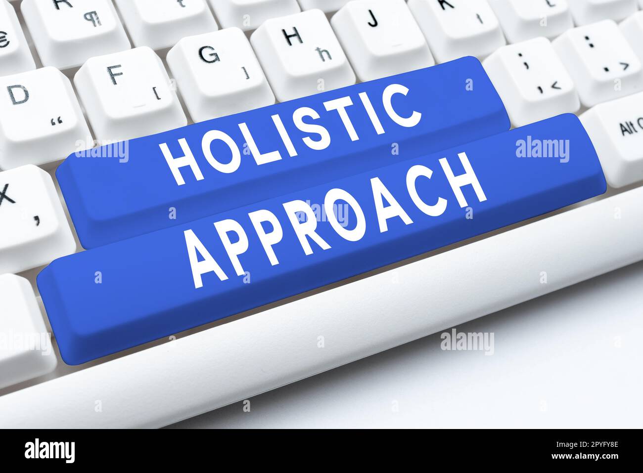 Conceptual display Holistic Approach. Business concept characterized ...