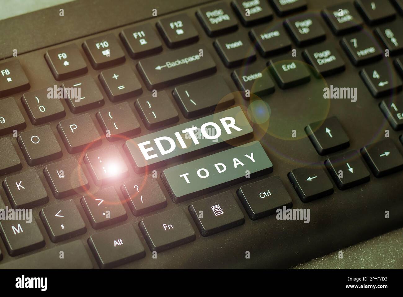 Writing displaying text Editor. Word Written on person who is in charge ...